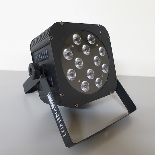 LED 12 Quad RGBW Flat Par Can with IR Remote by Sunhope